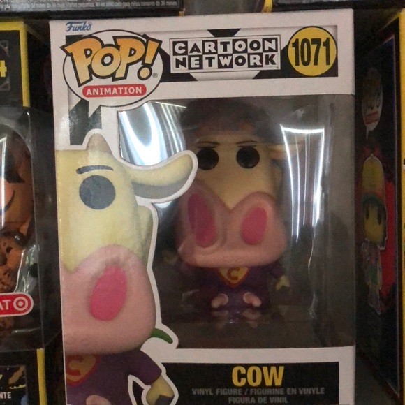 Wall Decor | Cow Funko Pops And Cow And Chicken | Poshmark